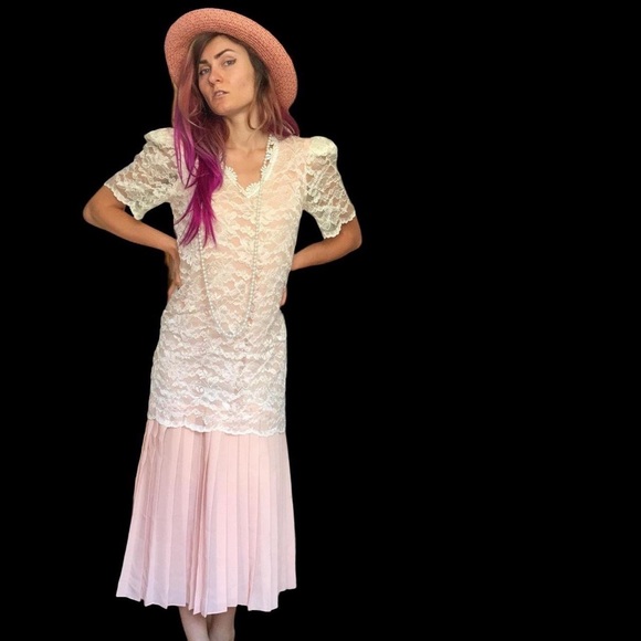 Dresses | Vintage Lacy Dress | Poshmark